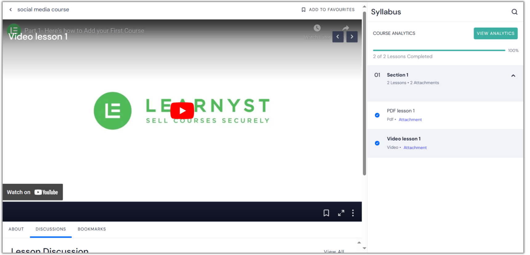 Preview your course as a learner